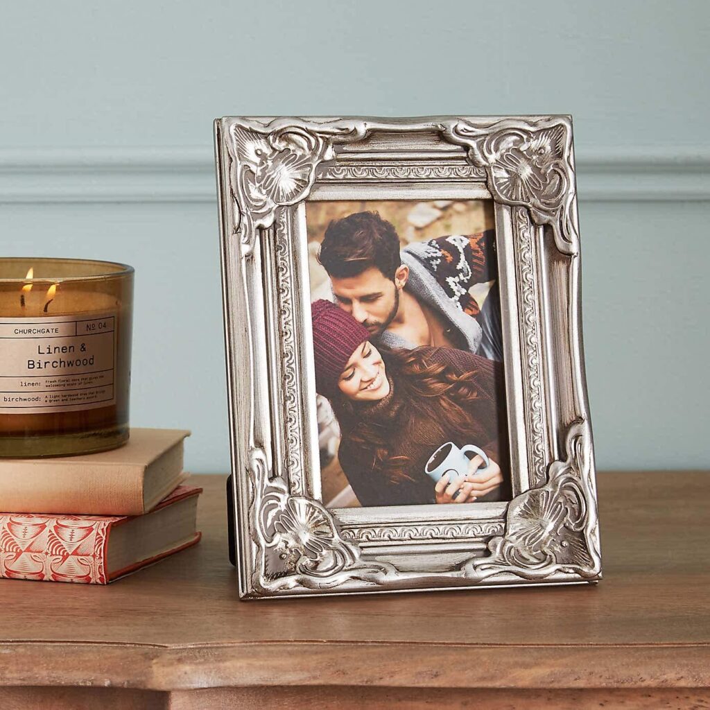 Swept Silver Photo Frame Picture Frame 15 x 10cm | EagleWiz