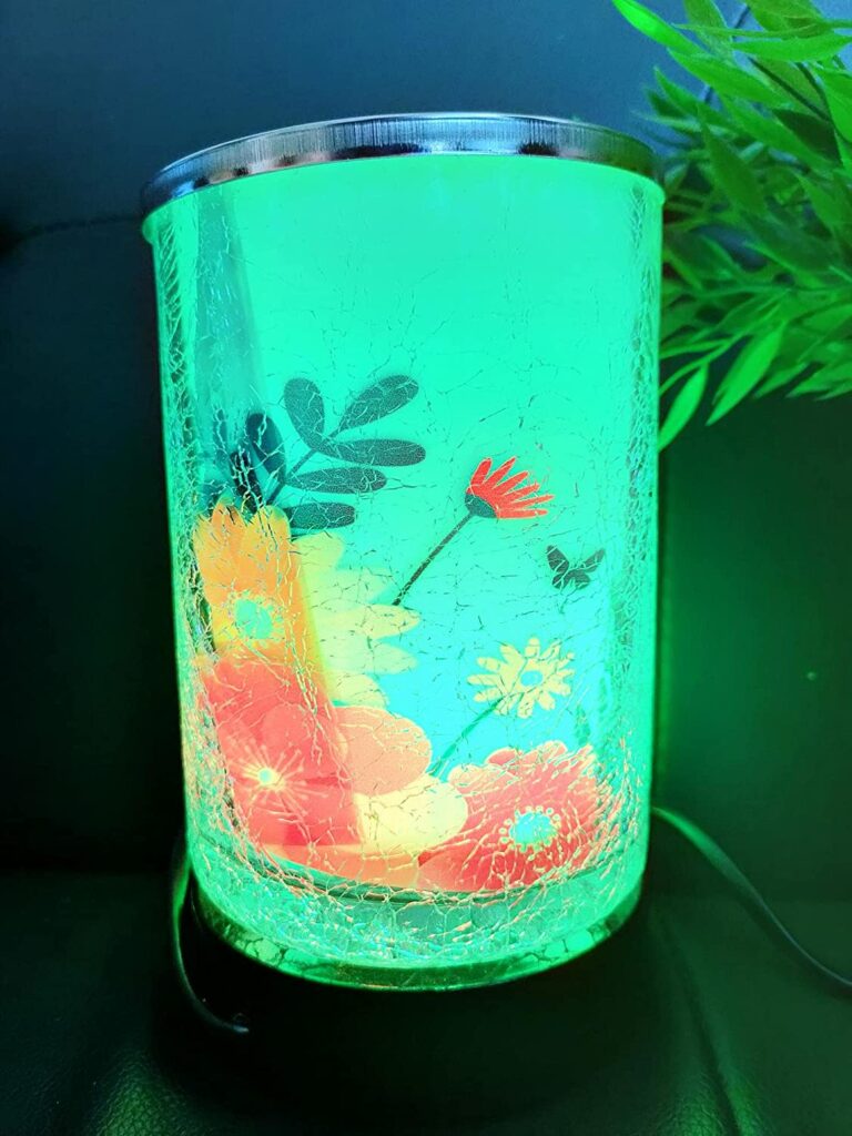 Electric Colour Changing LED Aroma Diffuser Wax Melter Oil Burner Lamp ...