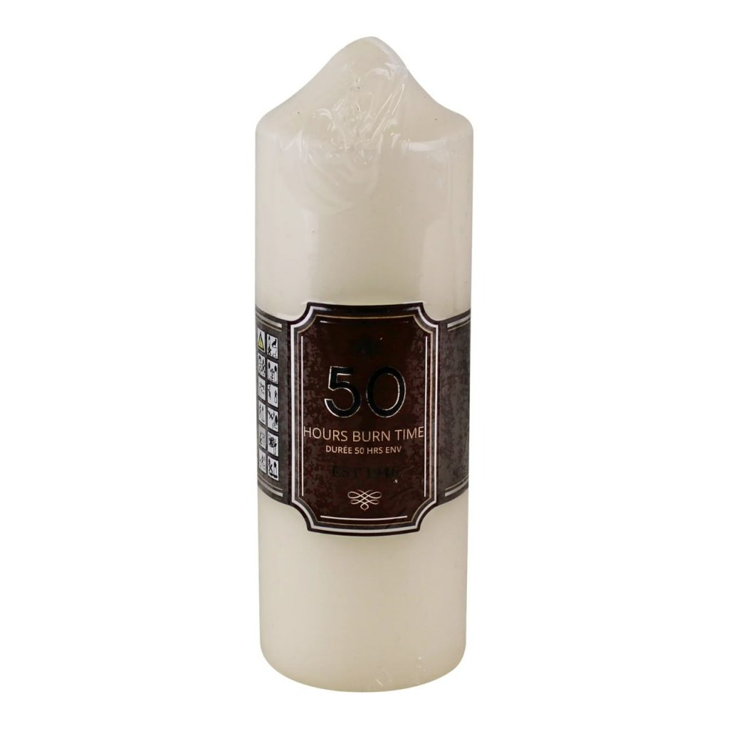 EagleWiz 50 Hour Burn Time Pillar Candle | EagleWiz